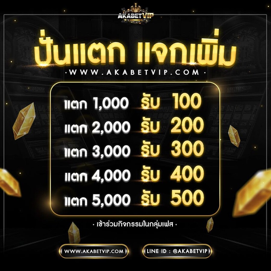 AKABETVIP สล็อตออนไลน์ อันดับ 1 ฝาก-ถอน ออโต้ | ไม่มีขั้นต่ำ